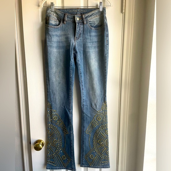 Boston Proper | Jeans | Vintage Embellished Flare Jeans | Poshmark